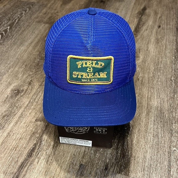 Field & Stream | Accessories | Vintage Field Stream Snapback Hat Blue ...